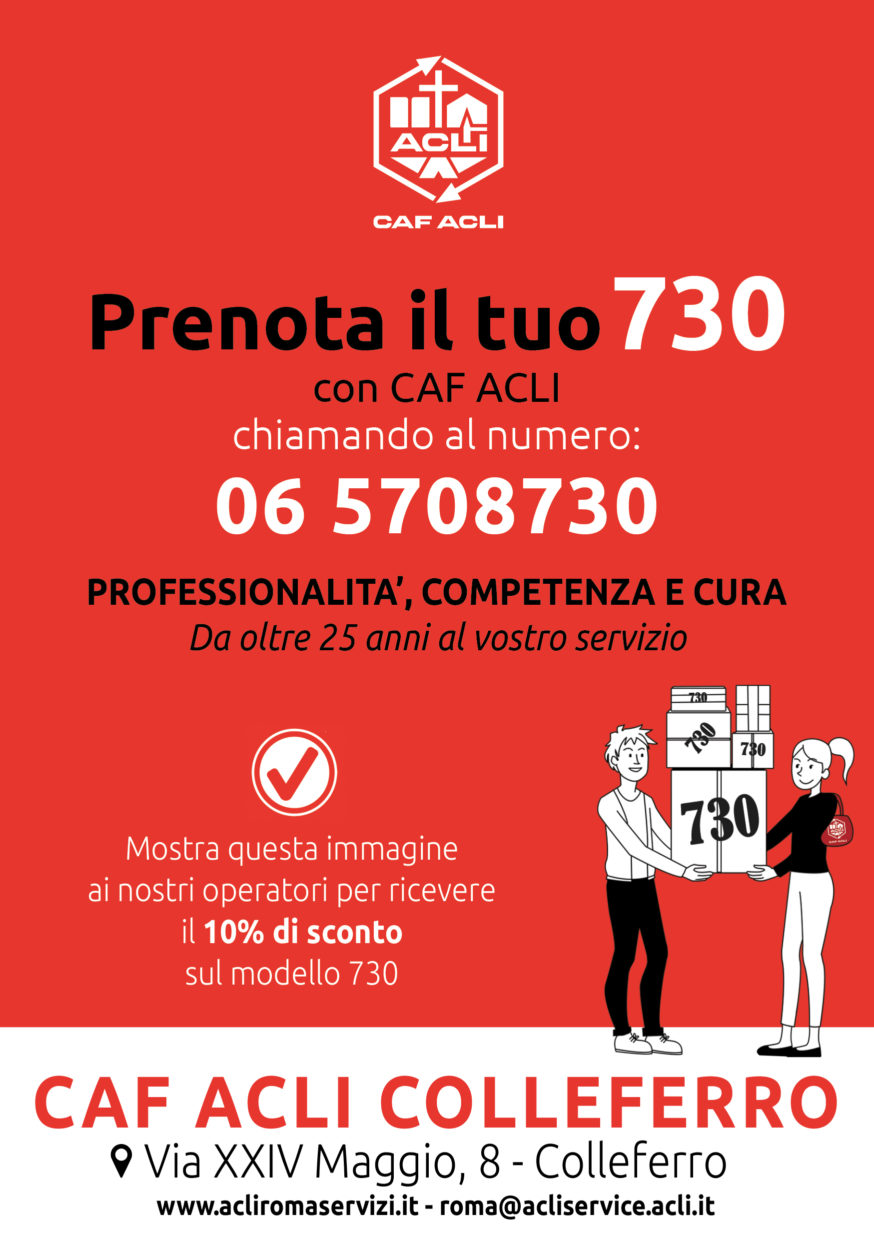 Colleferro | Servizi di CAF e Patronato delle ACLI di Roma